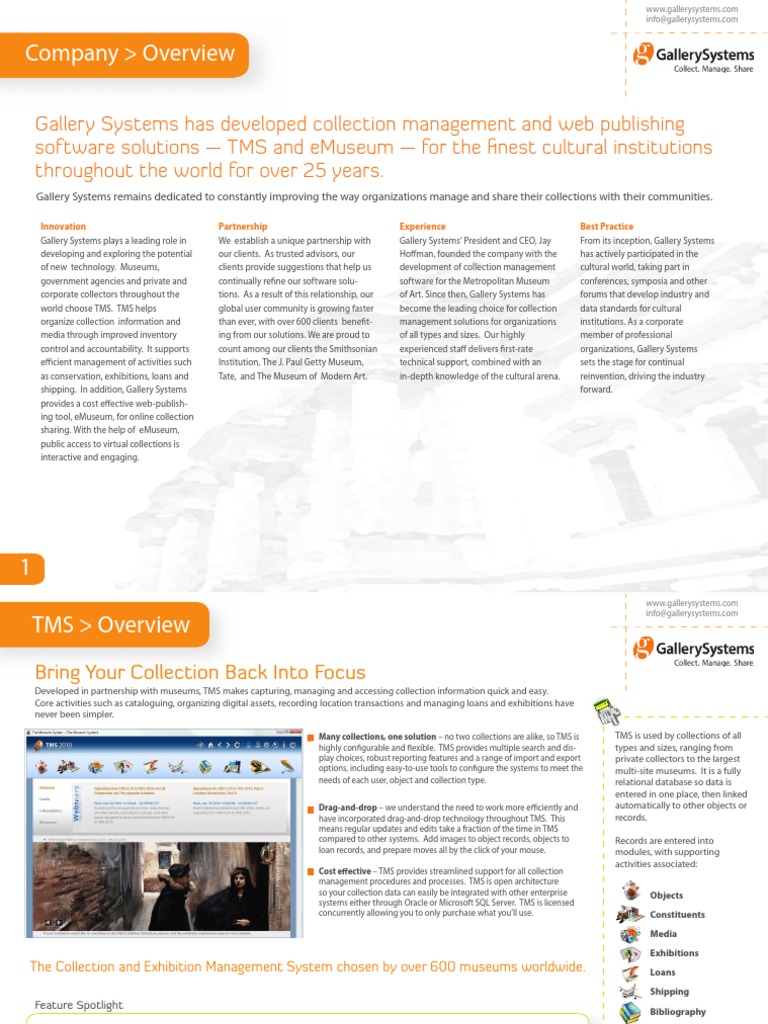 Museum Collection Management Tools | PDF | Microsoft Sql Server | Museum