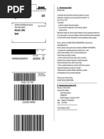 Pasos para Envió de DHL | PDF