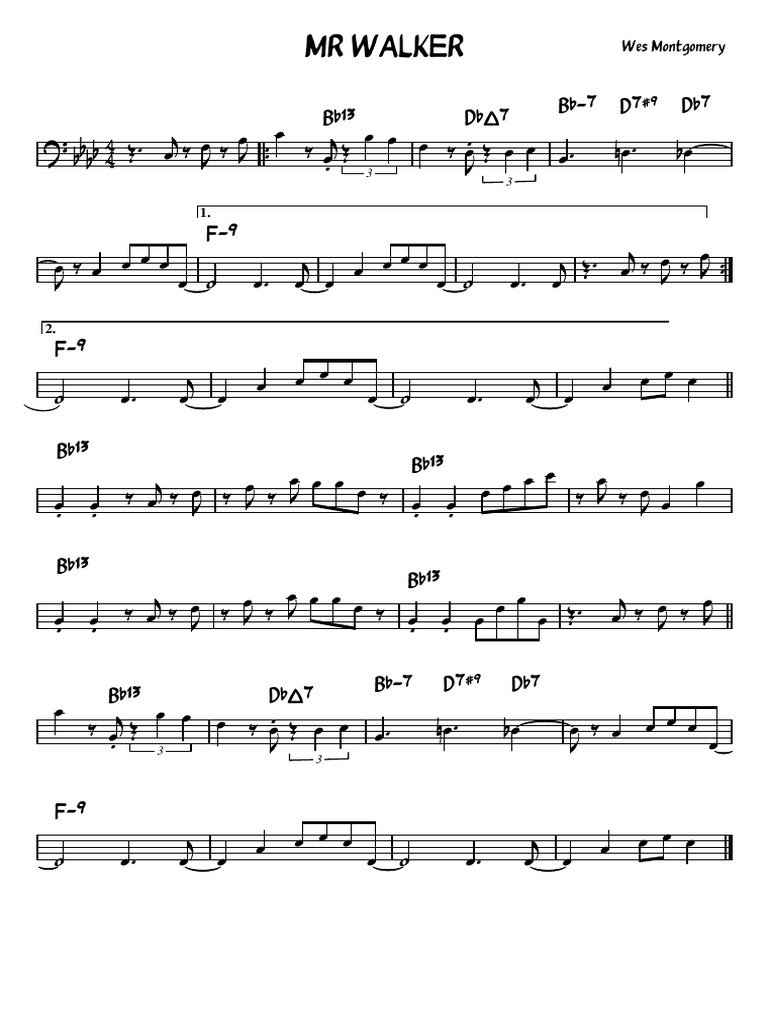 MR Walker Bass | PDF