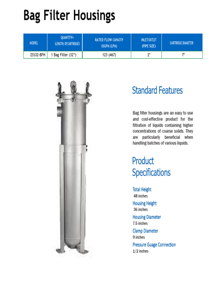 Filter Housings | PDF