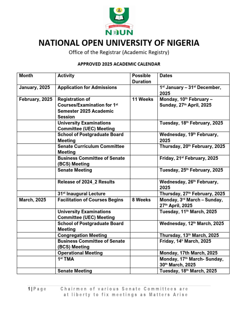 2025 Academic Calendar Overview | PDF | Academic Term