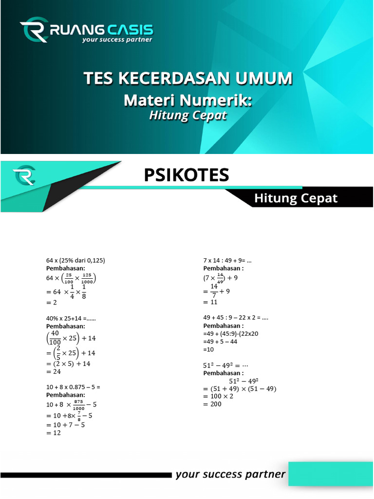 Materi Numerik | PDF