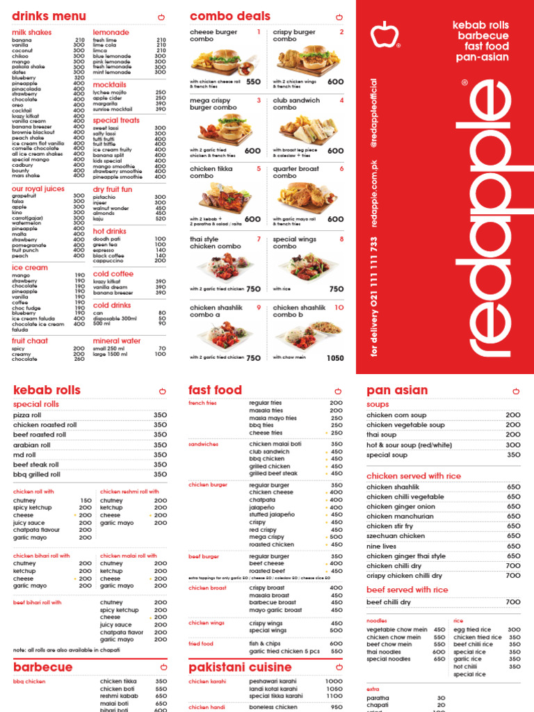 RA Main Menu Editable | PDF | Hamburgers | Food And Drink Preparation