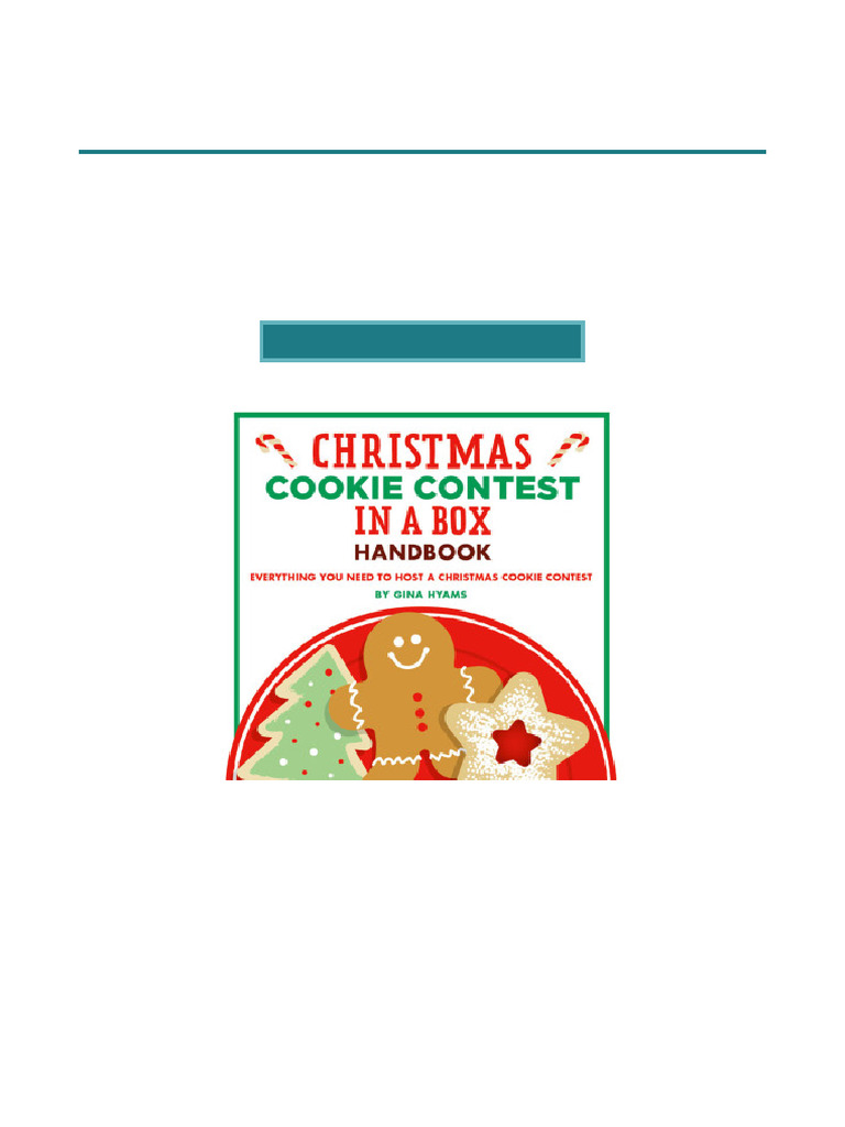 Popular Now Christmas Cookie Contest in A Box Everything You Need To ...