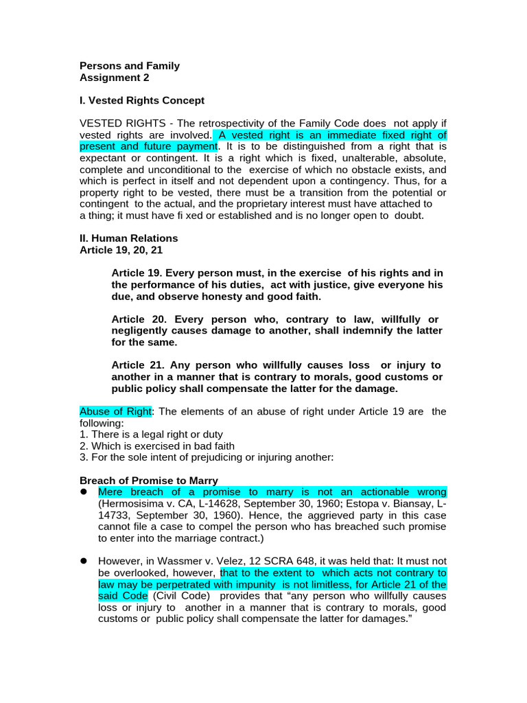 Assignment 2 | PDF | Damages | Prosecutor