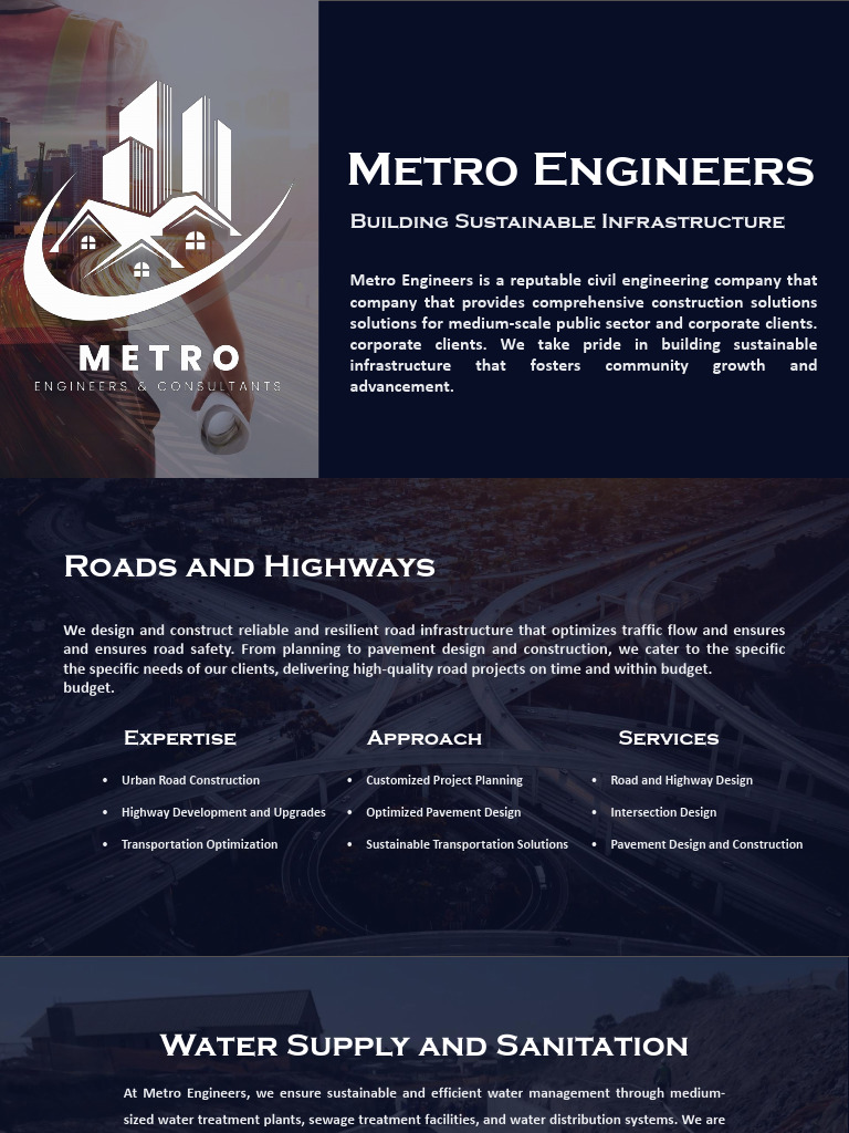 Metro-Engineers Portfolio | PDF | Infrastructure | Building Information ...
