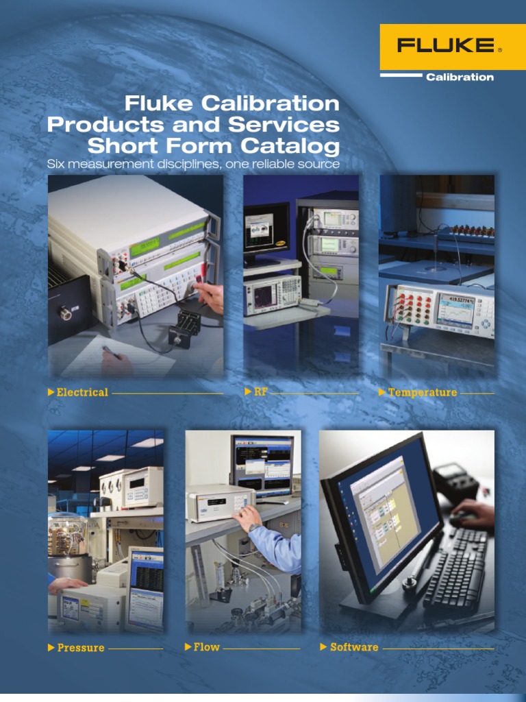 Fluke Calibration Products and Services Short Form Catalog: Six ...