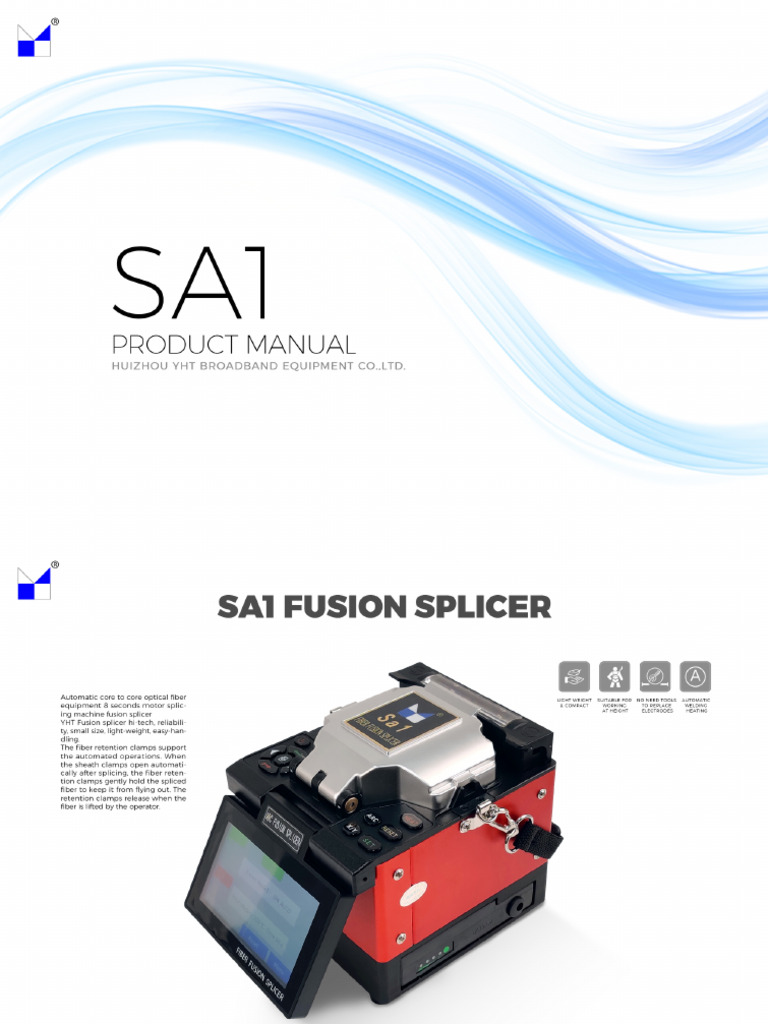 Sa1 fiber optic fusion splicer spec_ | PDF