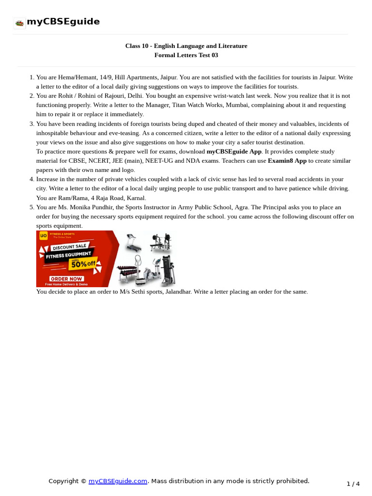 10 Englishll Writing Formalletter tp03 | PDF