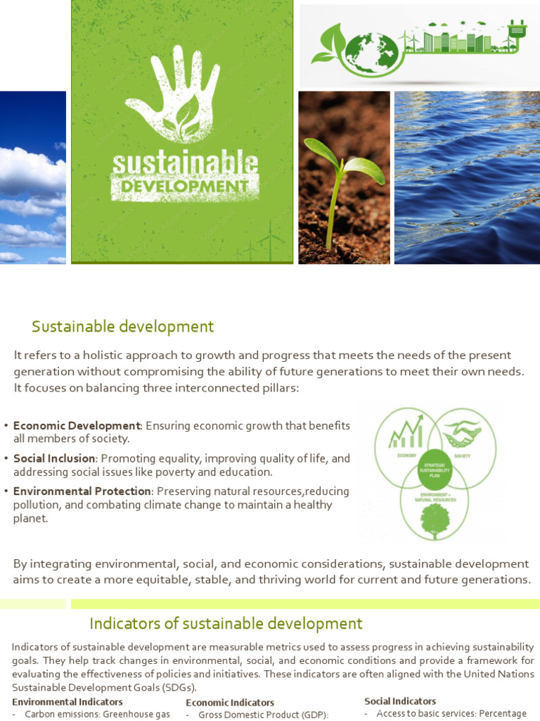 SUSTAINABLE DEVELOPMENT | PDF | Sustainability | Sustainable Development