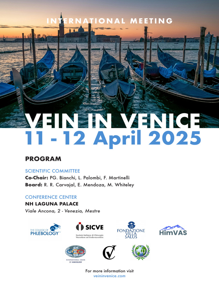 Vein in Venice Program 25 v10 Eng | PDF | Varicose Veins | Vein