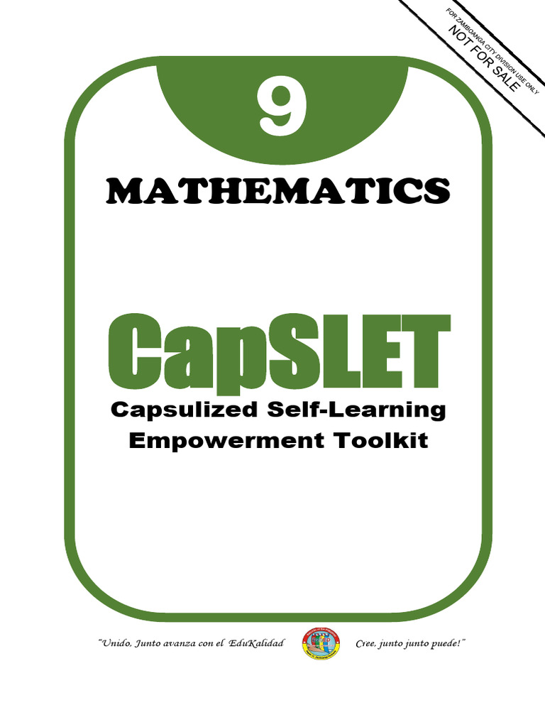 G9 MATH Q3 W6 | PDF | Euclidean Geometry | Geometry
