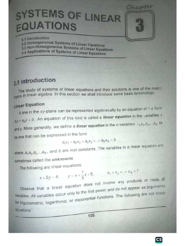 Linear Algebra-1 | PDF