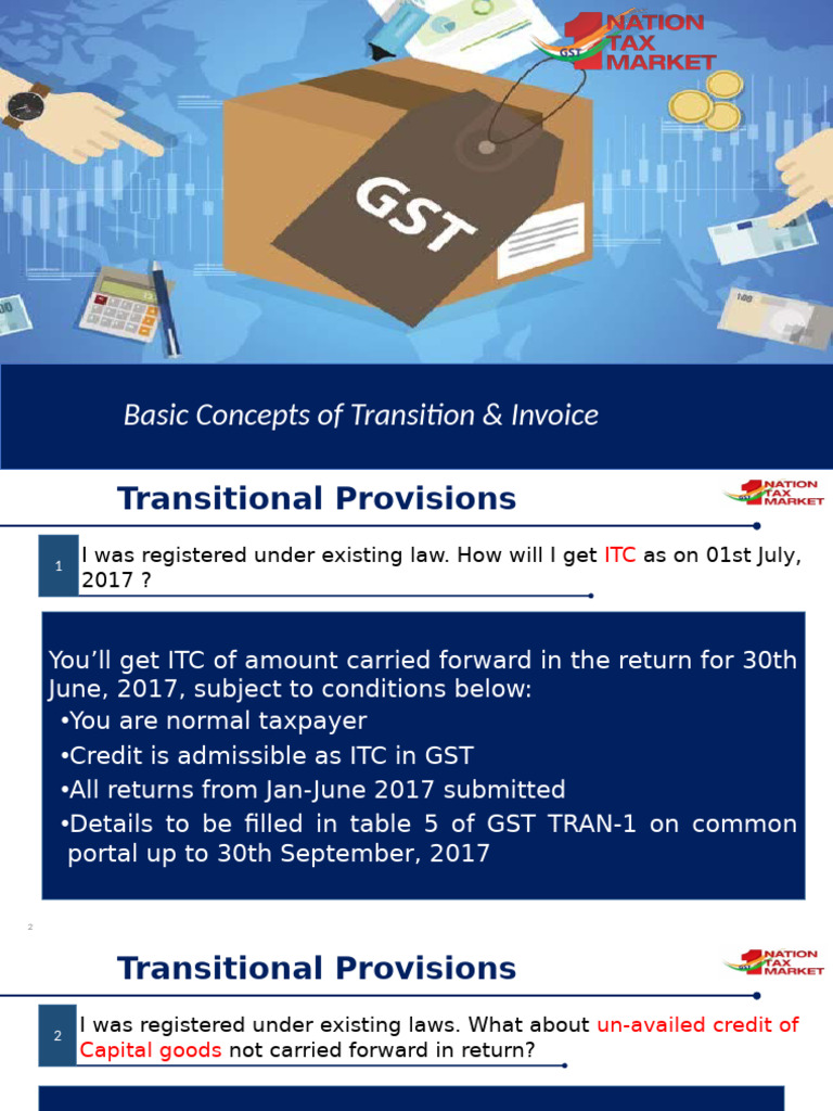 GST Transition & Invoice Guidelines | PDF | Value Added Tax | Invoice