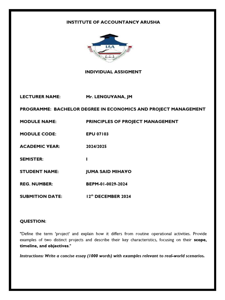 Project Management Basics | PDF | Software | Project Management