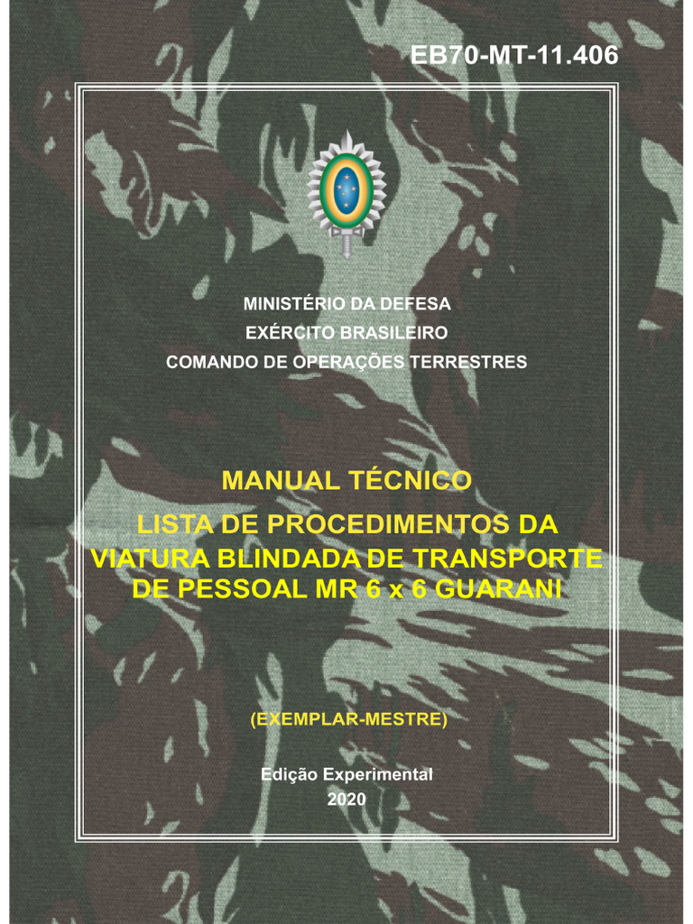 EB70-MT-11-406 - Lista de Procd Da VBTP MR 6x6 - Guarani | PDF