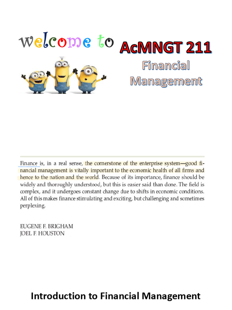 Essentials of Financial Management | PDF