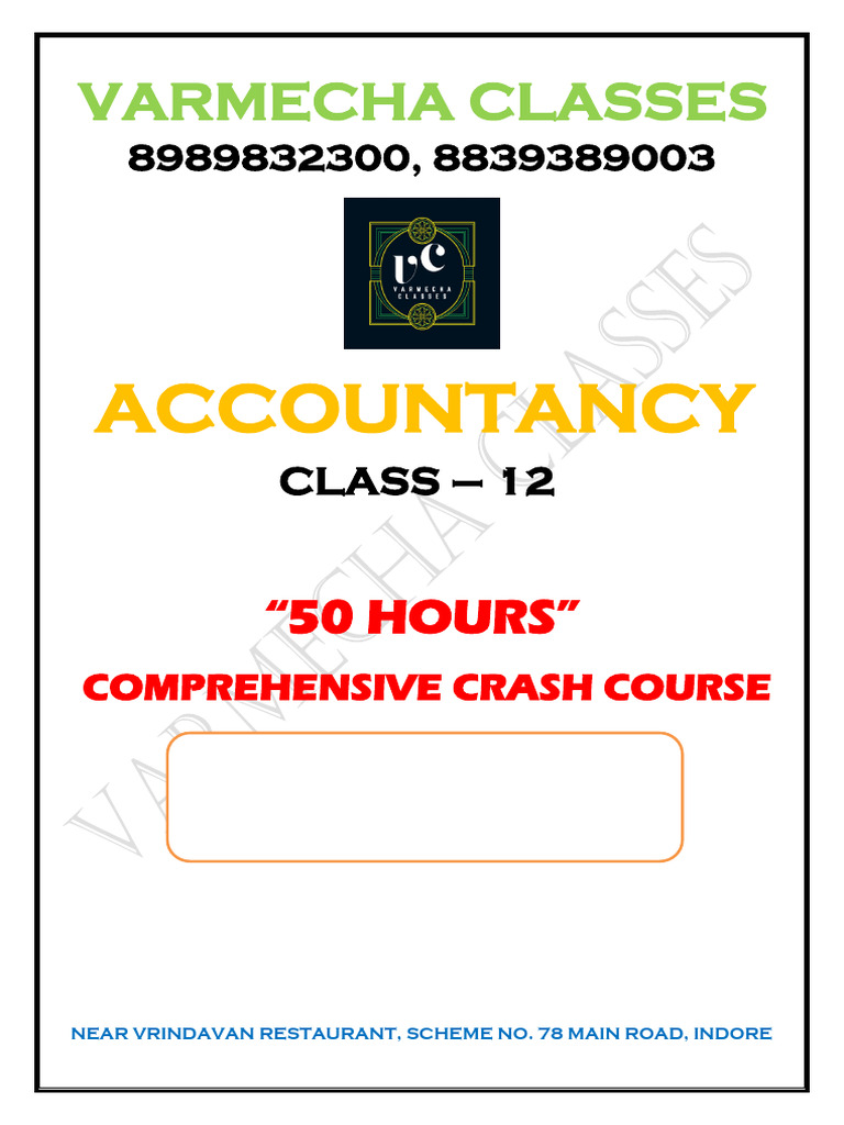 Xii, Accountancy - Practice Work Book | PDF | Balance Sheet | Equity ...