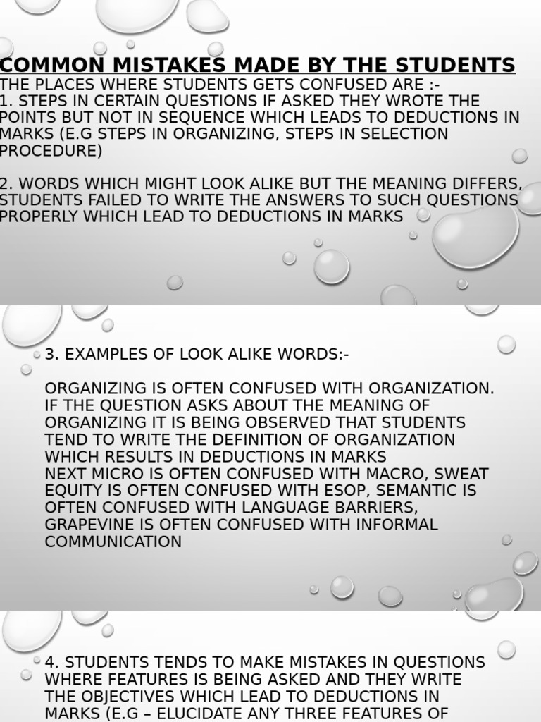 Student Exam Mistakes Guide | PDF | Preferred Stock | Banks