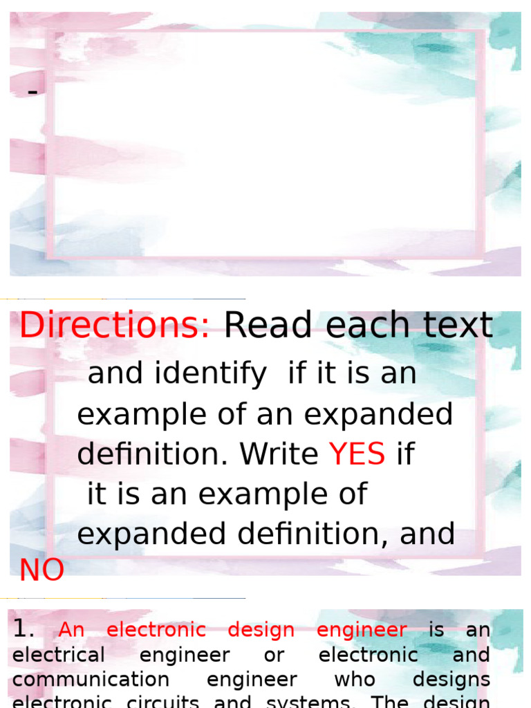 Expanded Definition Pdf Electronics