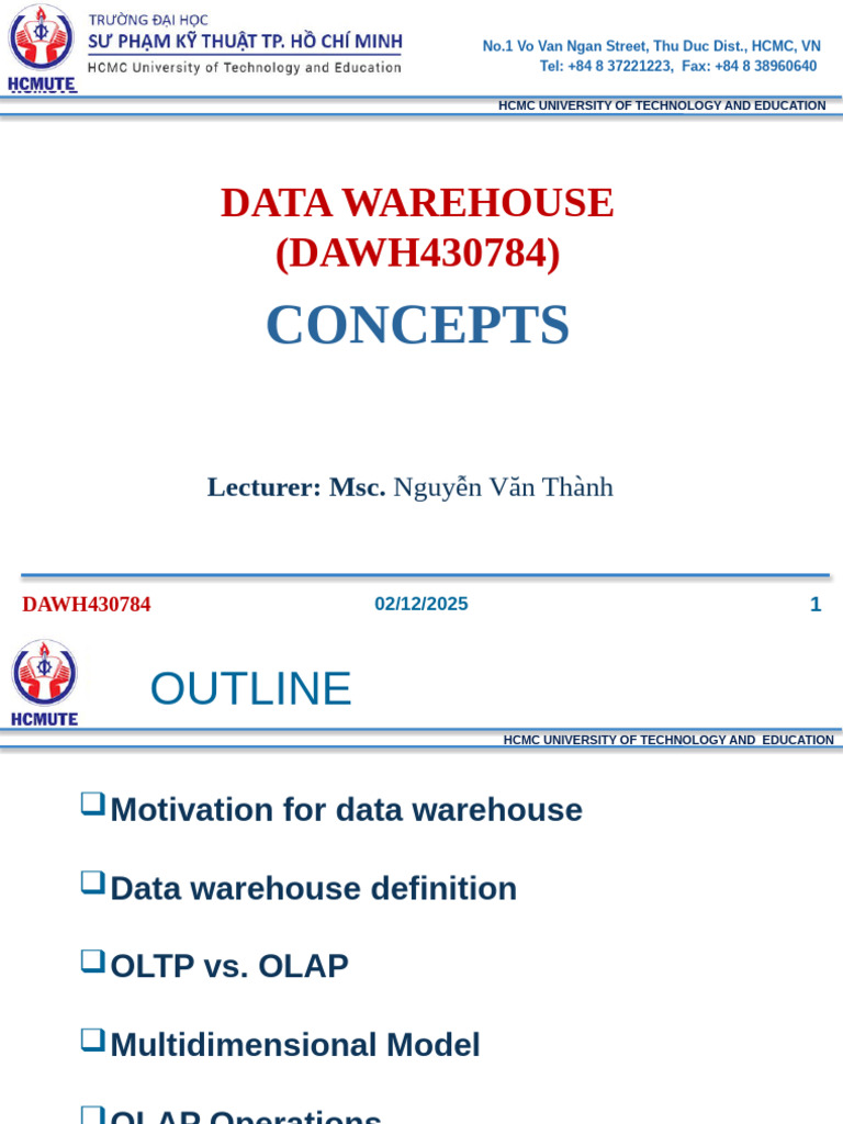 1.DWH Concepts - 23.24 | PDF | Data Warehouse | Information Technology