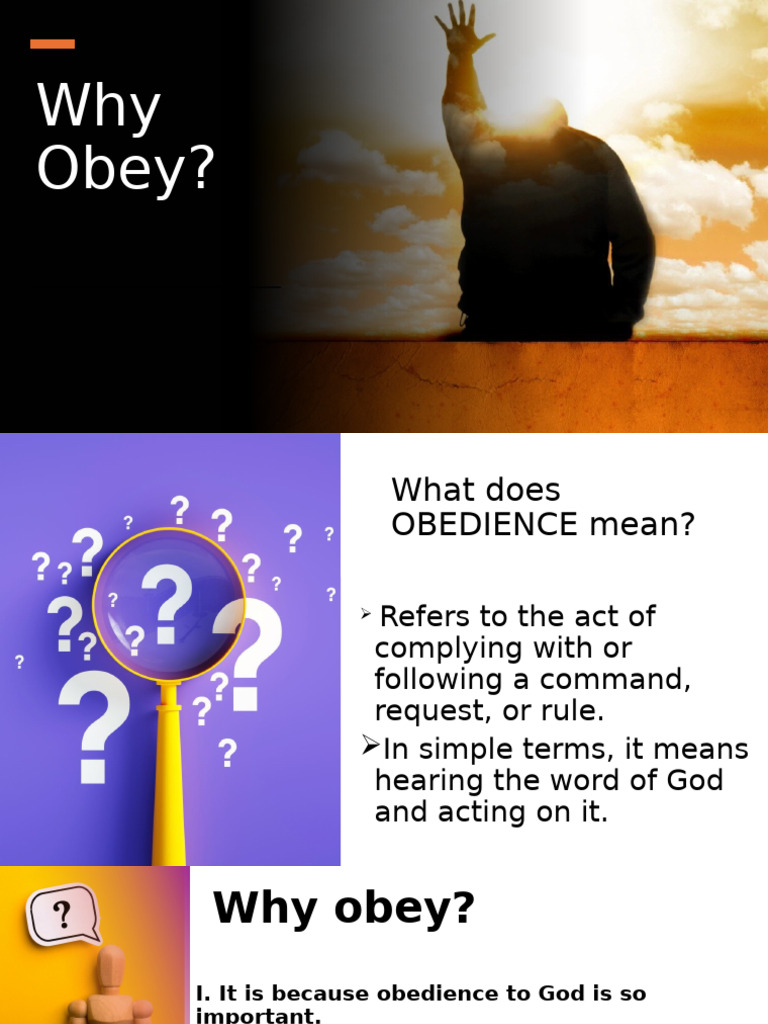 Understanding Obedience to God | PDF