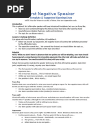 Debate Template | PDF