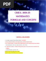Maths FORMULA SHEET Class 10th (Prashant Kirad) | PDF | Factorization ...
