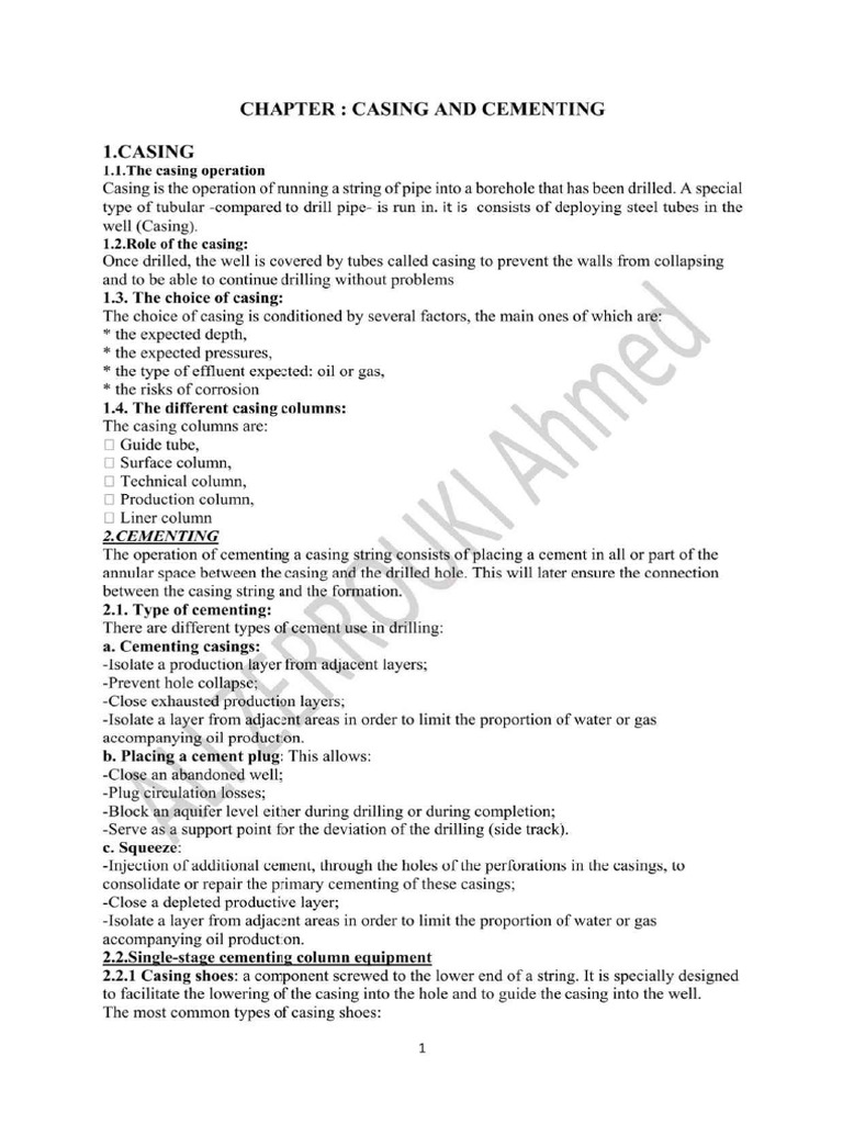 Casing | PDF