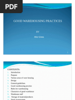 Good Warehousing Practices Checklist | PDF | Warehouse