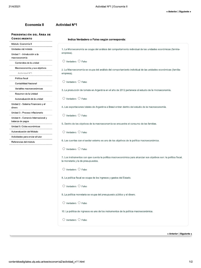 aCTIVIDAD ECONOM (IA | PDF