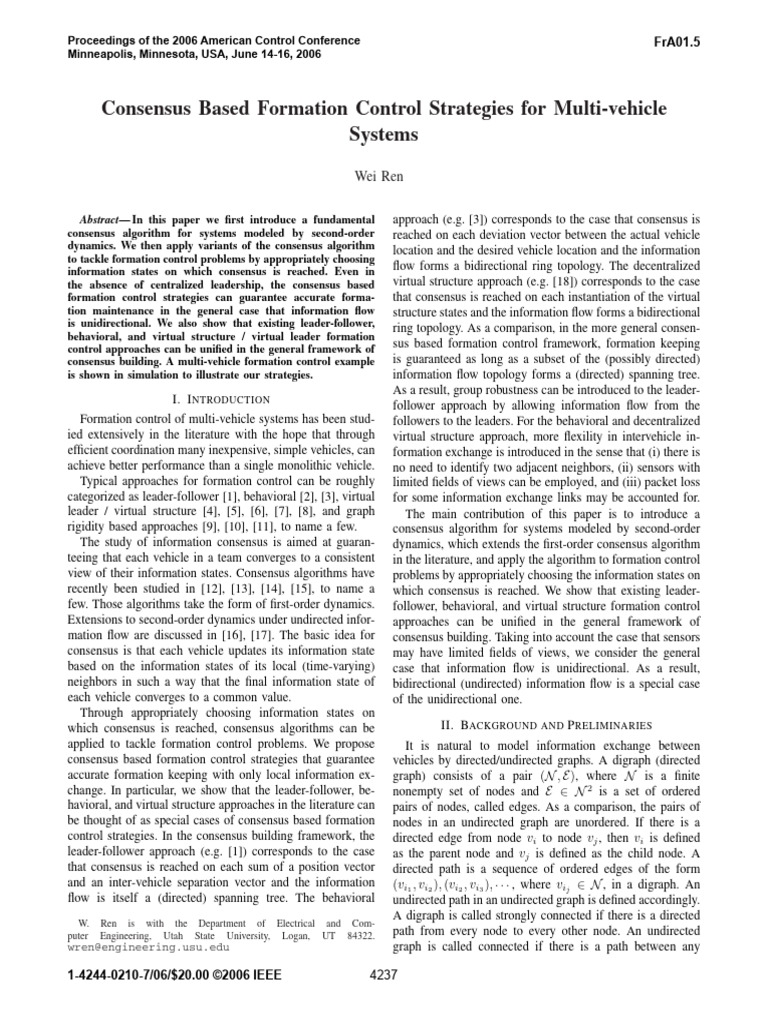 Ren06b_ACC | PDF | Eigenvalues And Eigenvectors | Matrix (Mathematics)