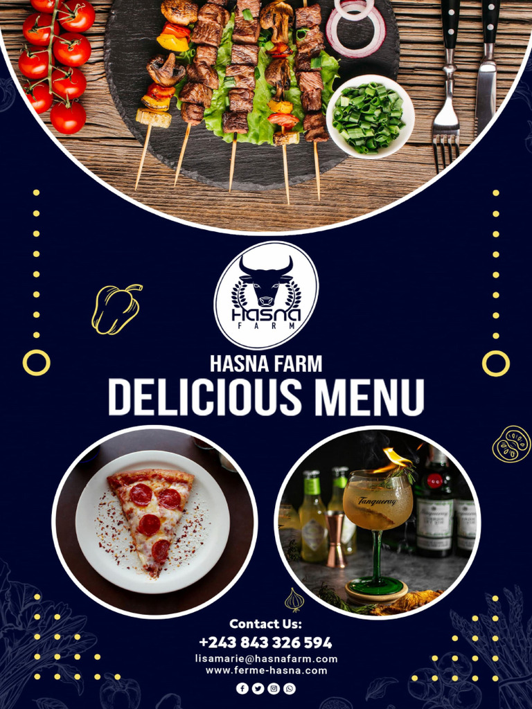 New Menu Restaurant Hasna | PDF