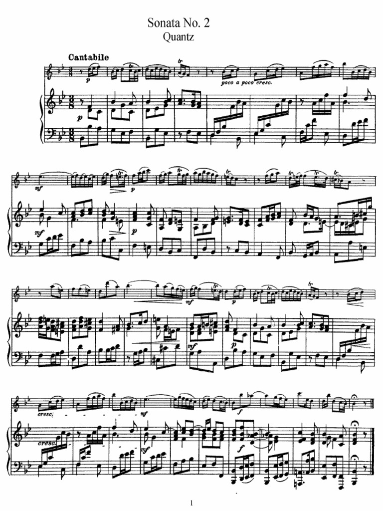Flute Sonata No 2 | PDF