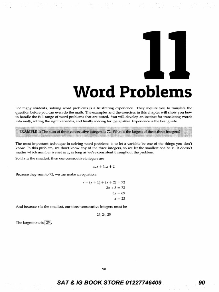 Word Problems | PDF