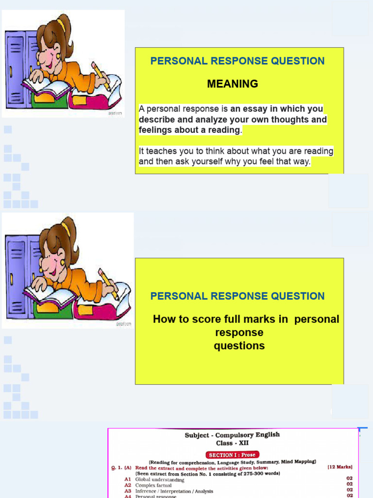 Personal Response PYQs (4) - Eb30c2dd b7f8 40ab 9553 Fd06c27c4648 | PDF ...