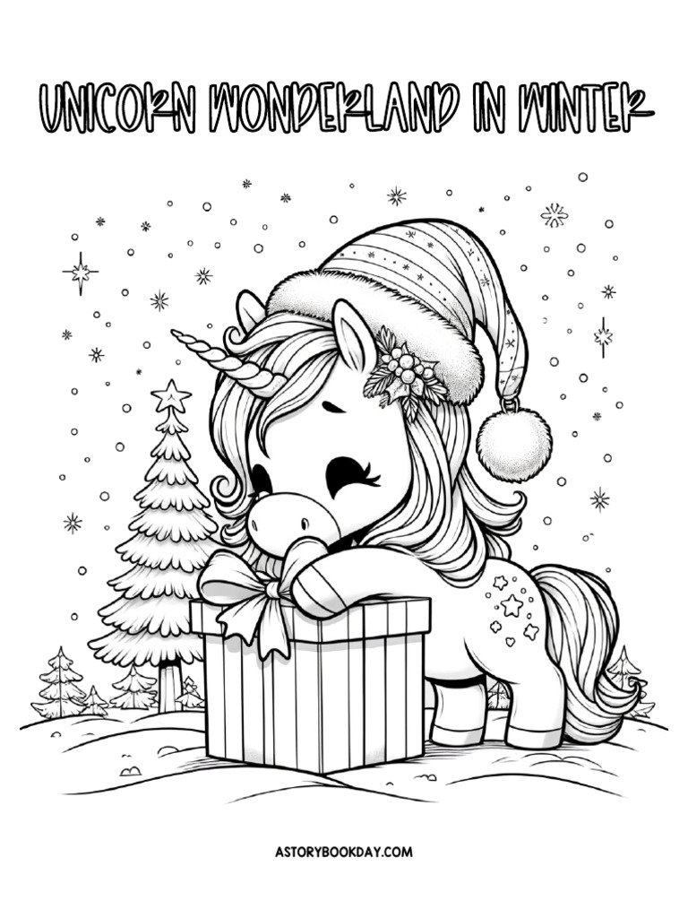 Unicorn Wonderland in Winter | PDF