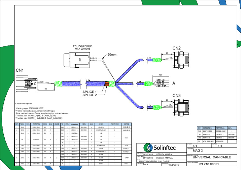 MAG X Universal CAN Cable Diagram | PDF