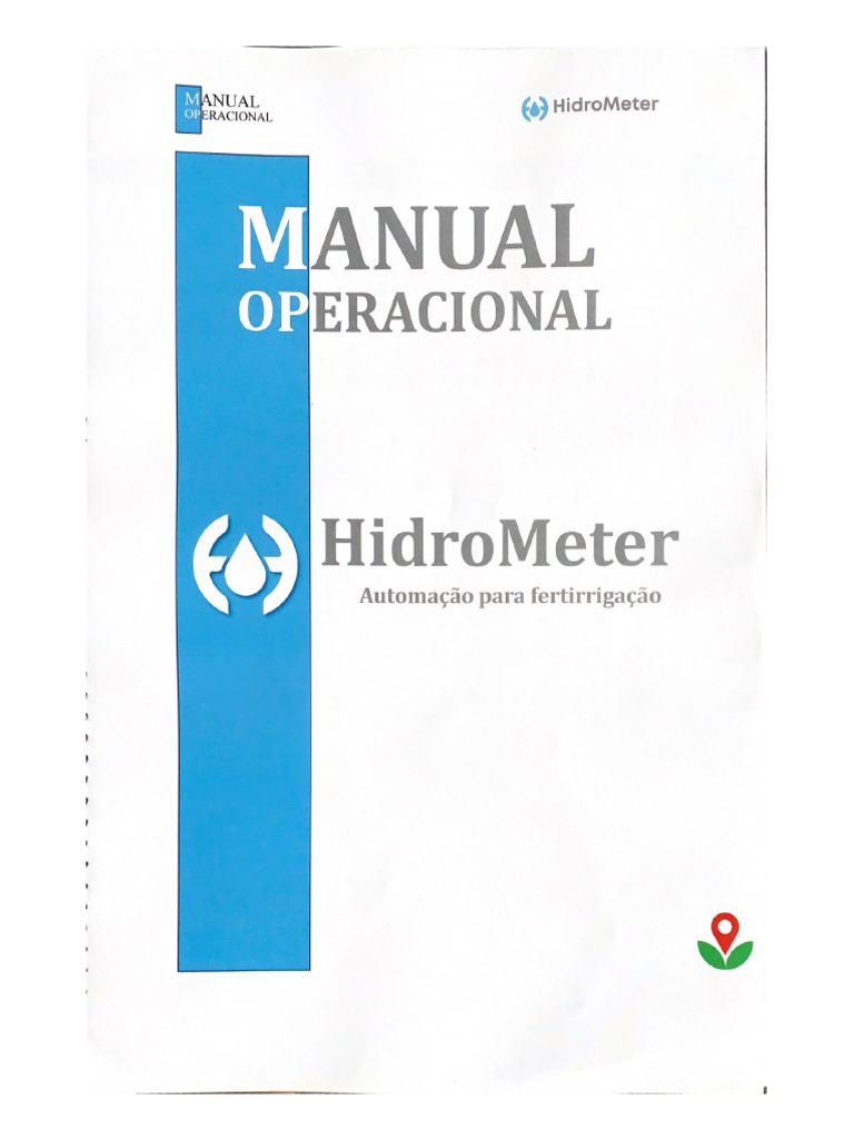 Manual Operacional HidroMeter | PDF