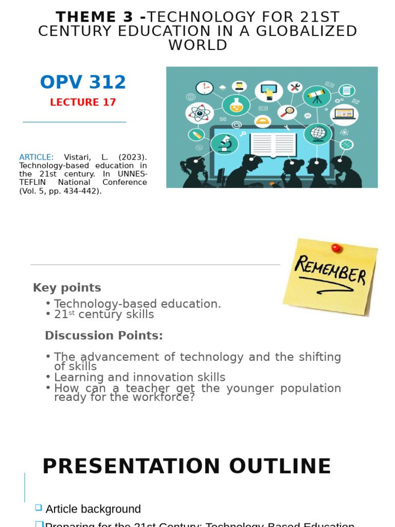 17 Lecture 2024 | PDF | Educational Technology | Learning