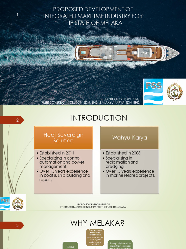 Integrated Maritime Industry in Melaka | PDF | Ships | Yacht