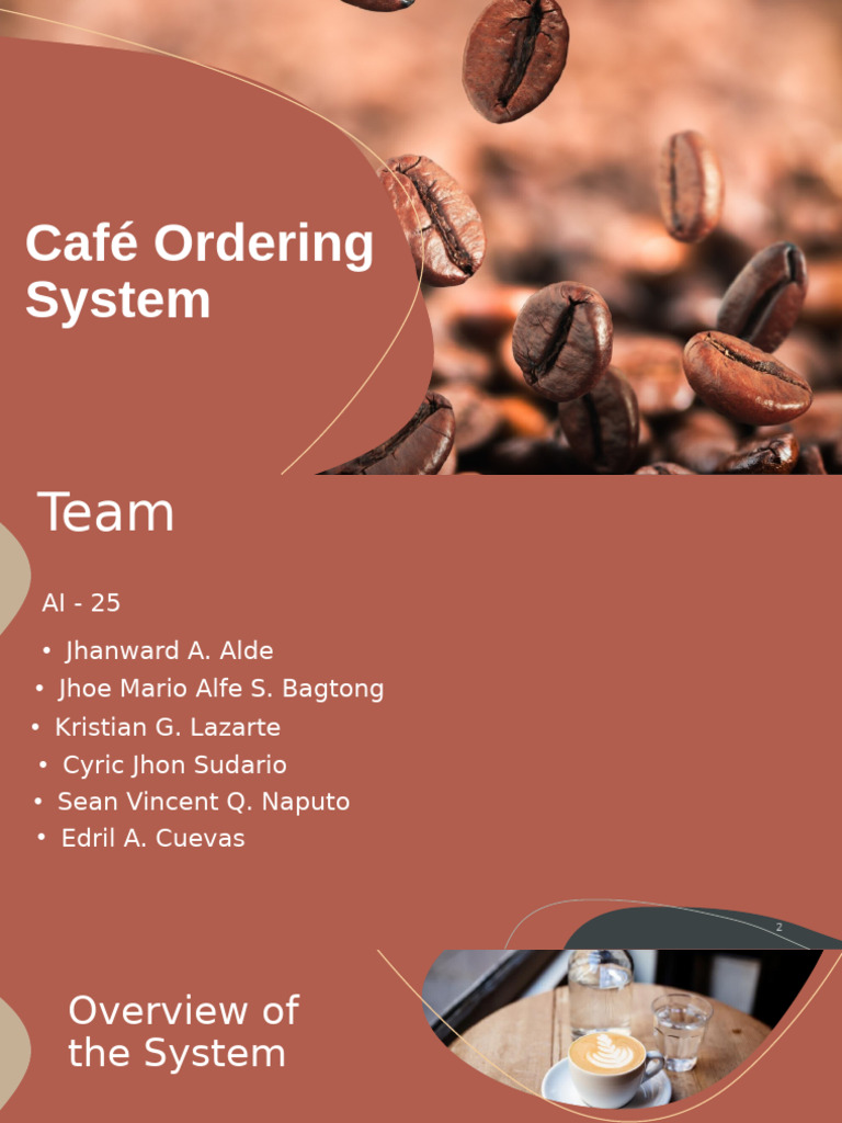 Café Ordering System Overview | PDF | Method (Computer Programming ...