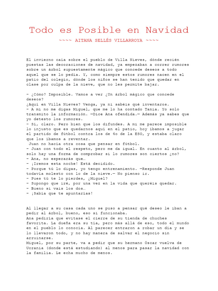 Todo es Posible en Navidad | PDF