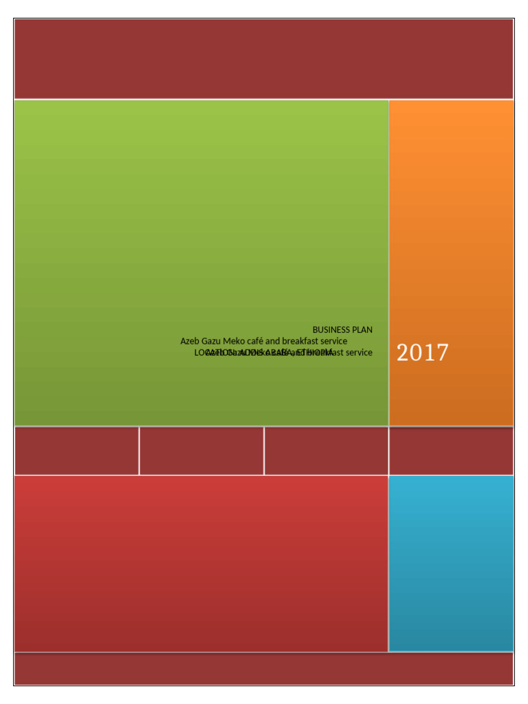 Azeb Gazu Final Bussinesss Plan | PDF | Pricing | Expense