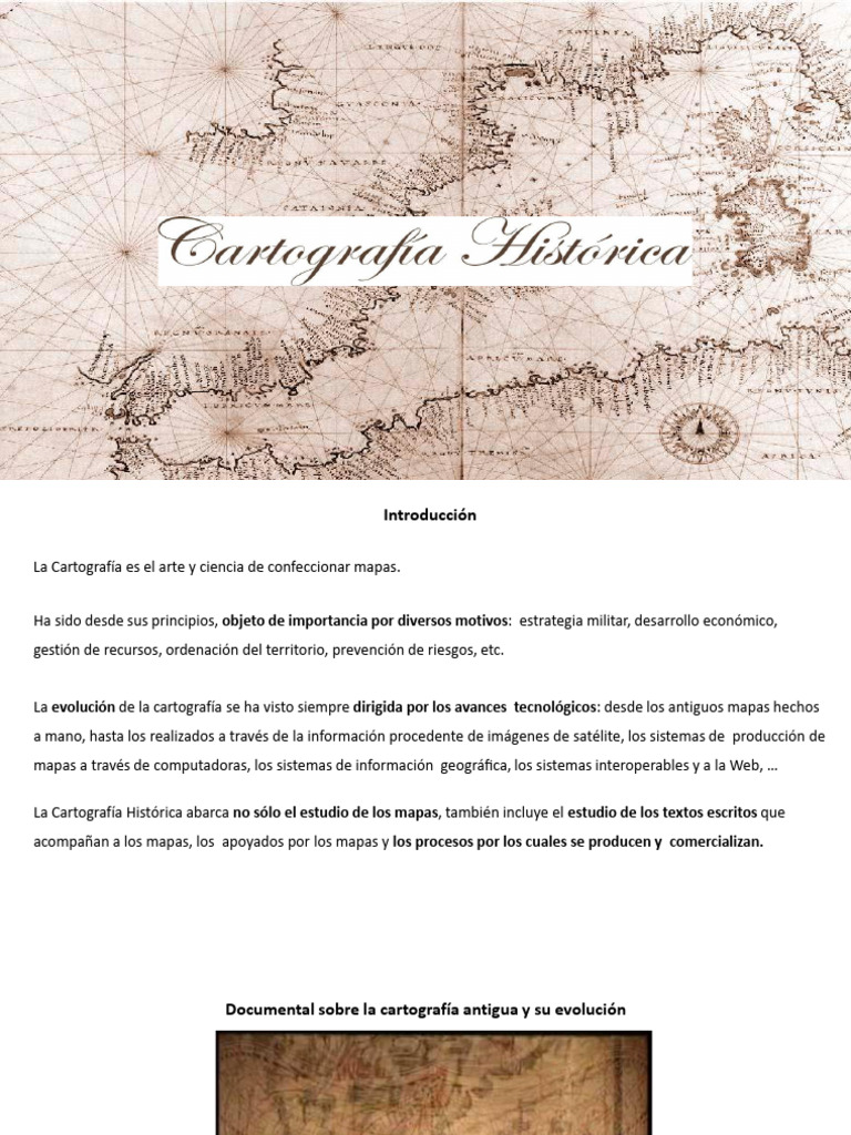Cartografía Historica | PDF | Ptolomeo | Mapa