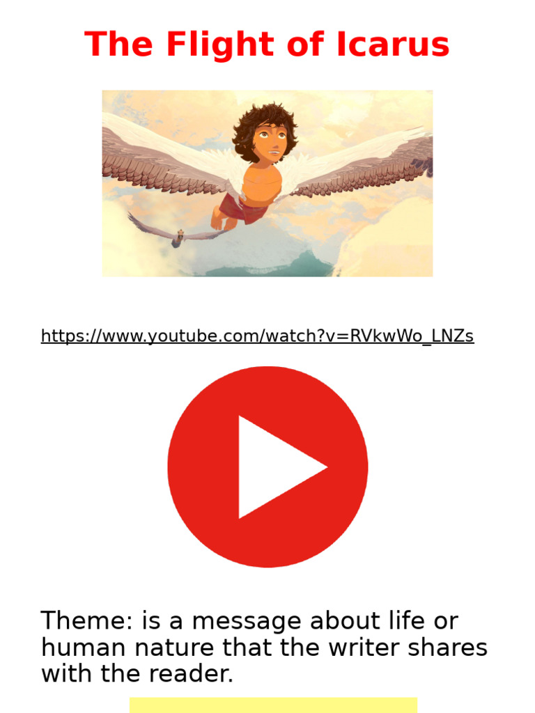 Icarus Analysis HMH | PDF