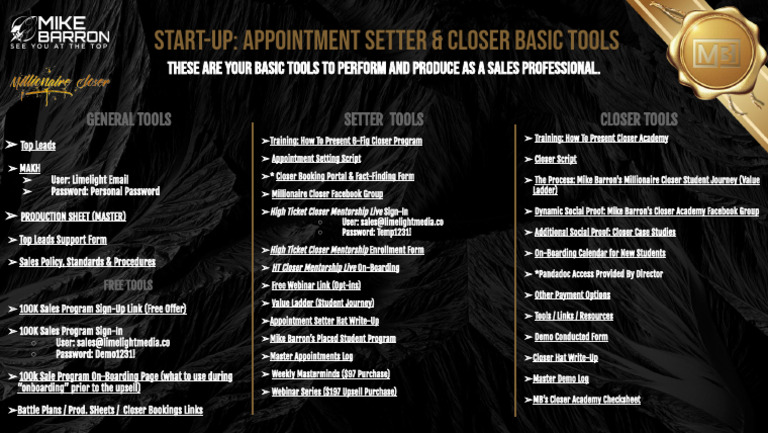 Appointment Setter & Closer Basic Tools | PDF | Computer Security | Security