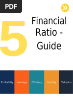 Financial Ratios Cheat Sheet | PDF