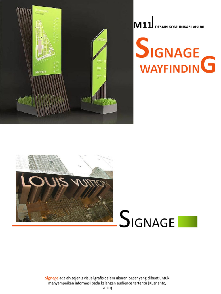 M11-Signage and Wayfinding | PDF