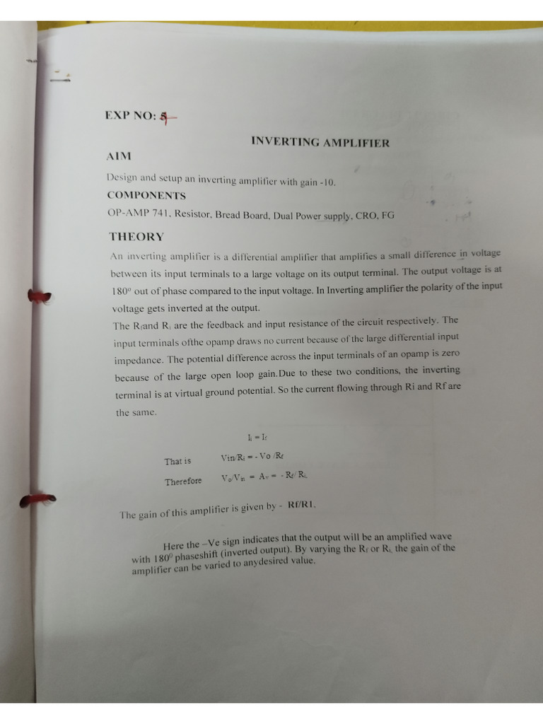 Electronics Lab 4 12 Experiment Pdf
